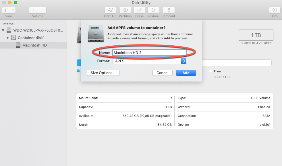 How To Add Remove And Recover A Volume In Apfs Container Stellar Ob