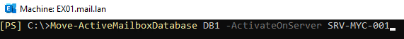 How to Use Move-ActiveMailboxDatabase Cmdlet? - ob欧宝体育登陆