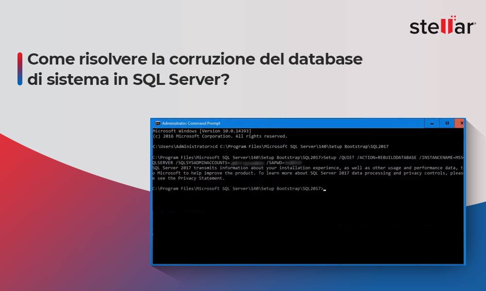 Come risolvere la corruzione del file di intestazione database SQL ...