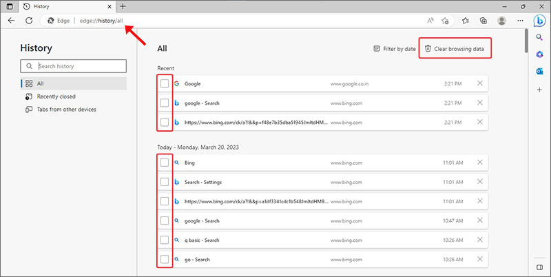 如何清除Microsoft Edge浏览器的浏览记录? - ob欧宝体育登陆